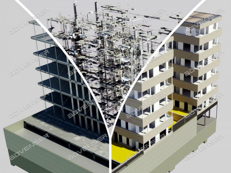Samples - MEP, Structural, Architectural, BIM, Revit modeling, MEP coordination