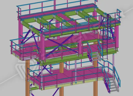 Steel Detailing Case Study - Micro Alloy Towers, USA