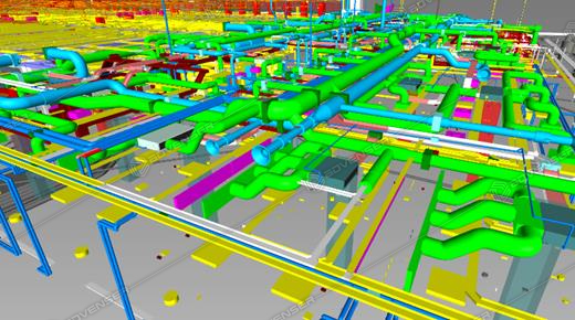 MEP BIM Case Study – Data Center Project, Sweden